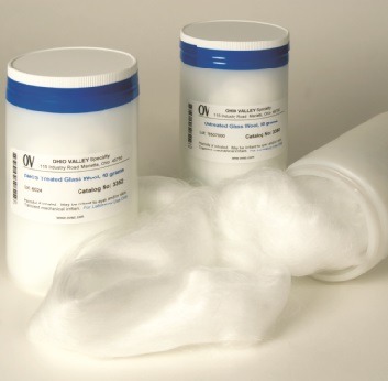 DMCS (Silanized) Treated Glass Wool, 50 grams - Ohio Valley Specialty ...
