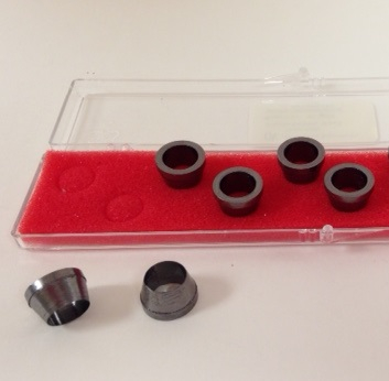 GF-12MM 12mm 100% Graphite Ferrules, 10/pk